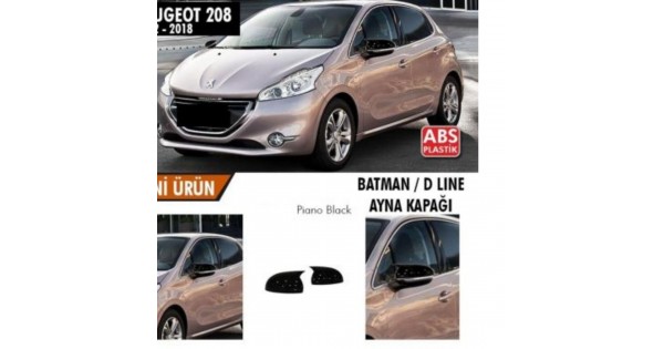 Peugeot 208 Batman Ayna Kapağı(2012-2018) - 19190097