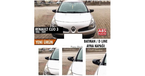 Renault Clio 3 Batman Ayna Kapağı (2006-2009) - CBK-52