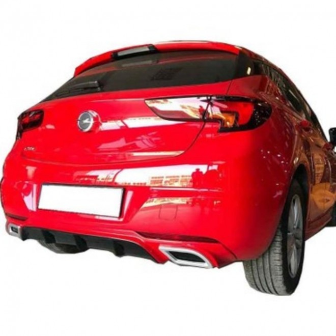 Opel Astra K Egzoz Görünümlü Difüzör (Plastik) - 103030006